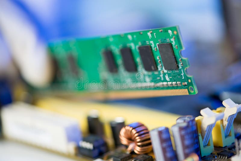 RAM card stock image. Image of equipment, memoryslot - 33123401