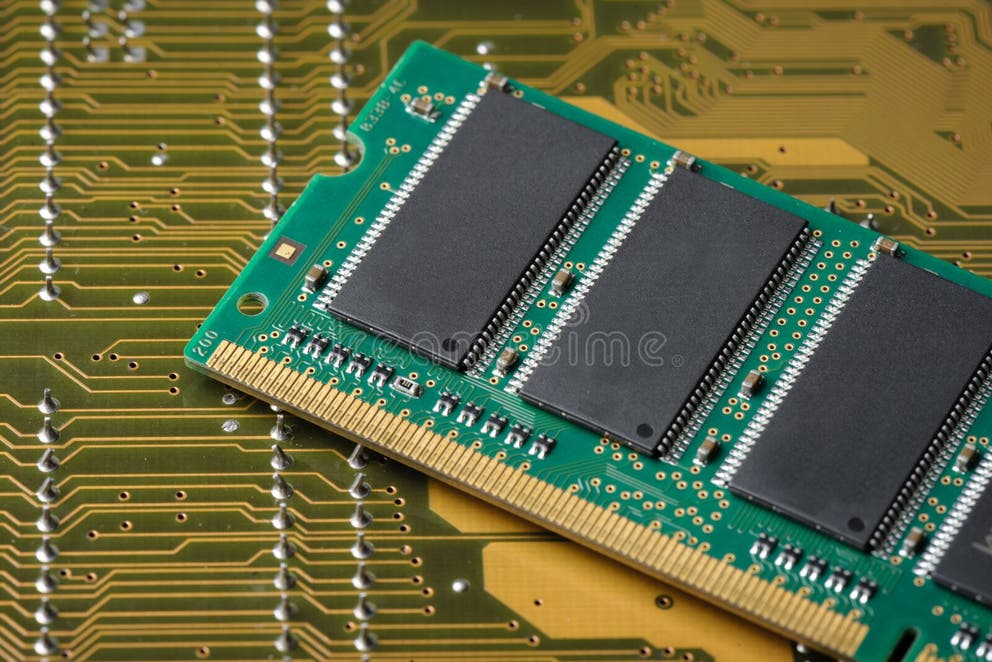 Ram stock photo. Image of electrical, component, mainboard - 73079064