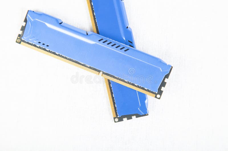 RAM for the Computer.Assembling a Personal Computer for Work Stock ...