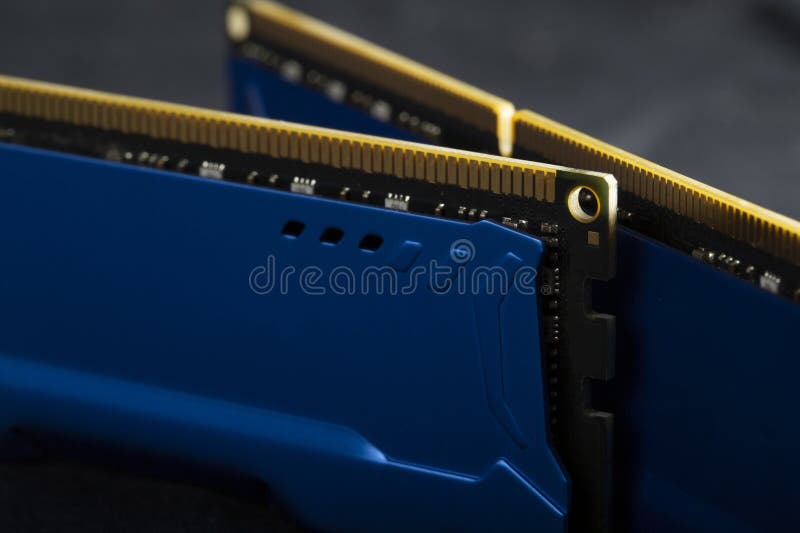 RAM for the Computer.Assembling a Personal Computer for Work Stock ...