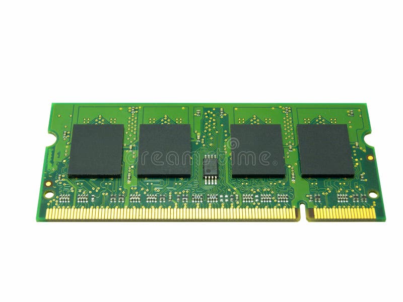 RAM Computer Memory Chip Module Stock Photo - Image of digital ...