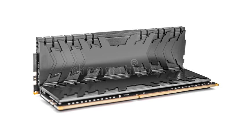 Ram DDR4 Memory Modules Isolated on a White Background. Stock Photo ...