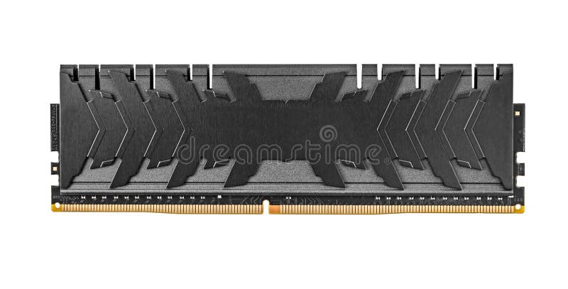 Ram Ddr4 Memory Modules Isolated On A White Background Stock Image Image Of Card Microchip 5002
