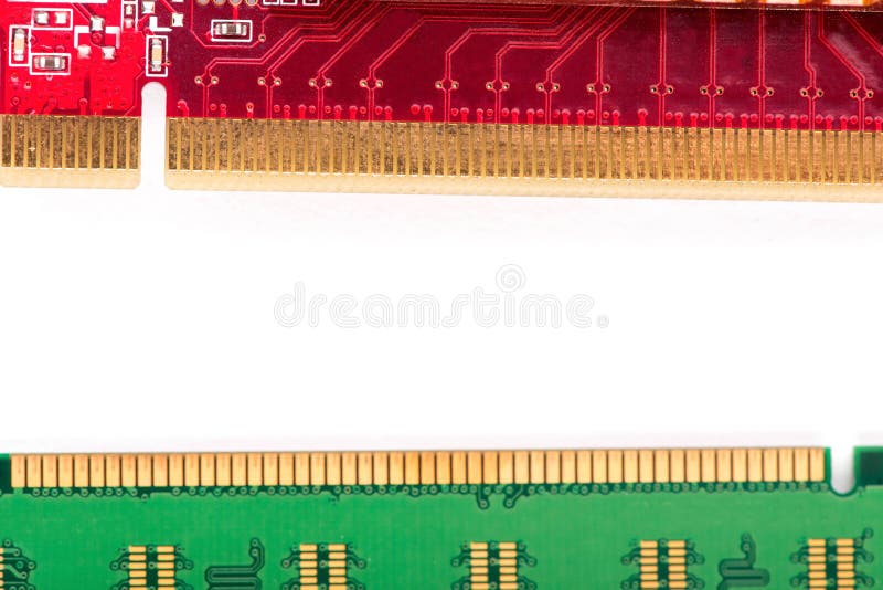 RAM. Digital Board. Microelectronics Close Up Stock Photo - Image of ...