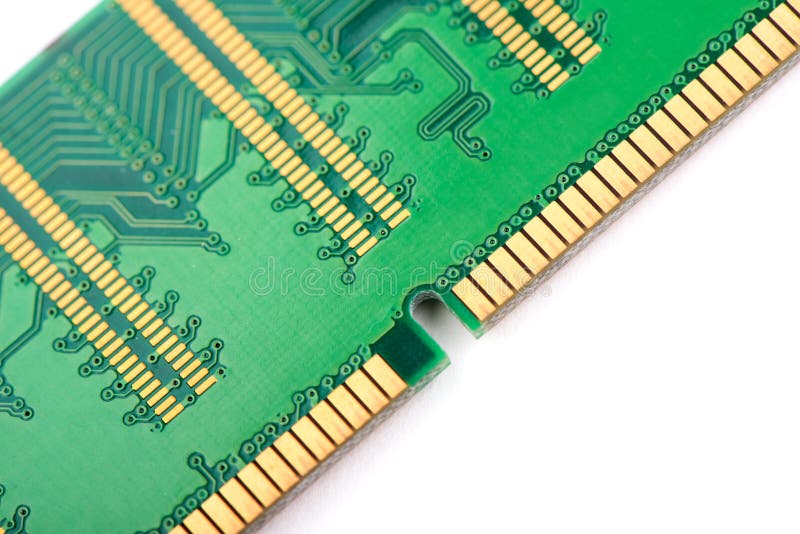 RAM. Digital Board. Microelectronics Close Up Stock Photo - Image of ...