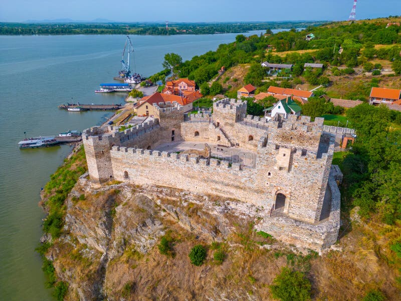 Ram Fortress Overlooking Danube at the Border with Romania Editorial ...