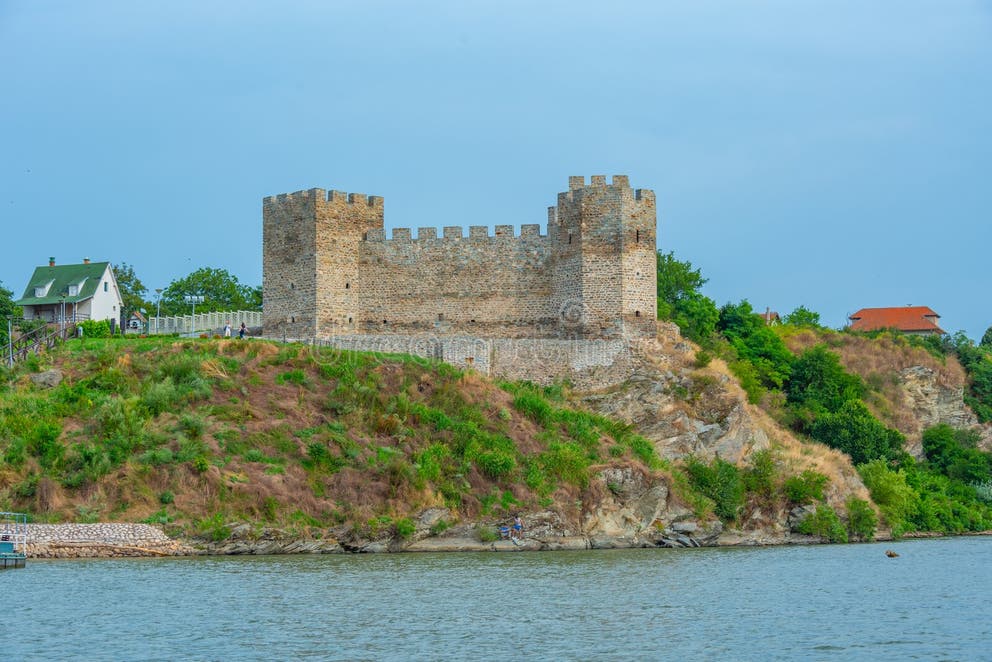 Ram Fortress Overlooking Danube at the Border with Romania Stock Image ...