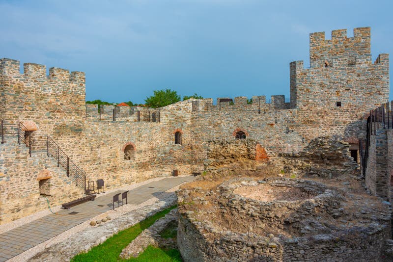 Ram Fortress Overlooking Danube at the Border with Romania Stock Image ...