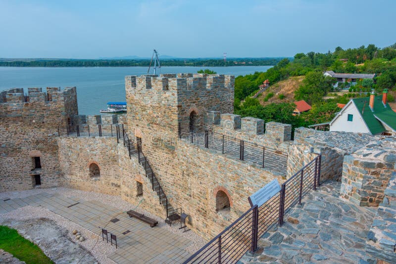 Ram Fortress Overlooking Danube at the Border with Romania Stock Image ...