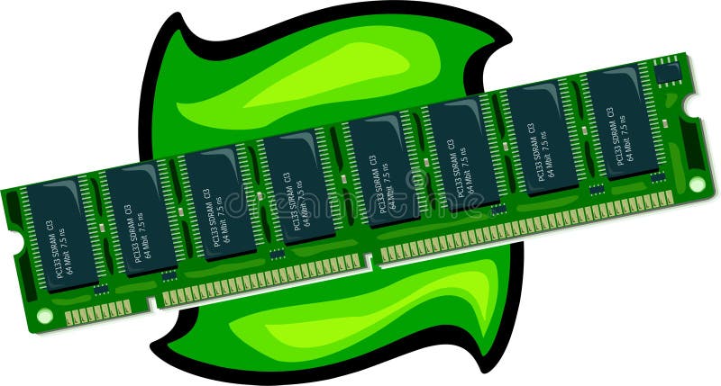 RAM memory stock illustration. Illustration of megabyte - 441926