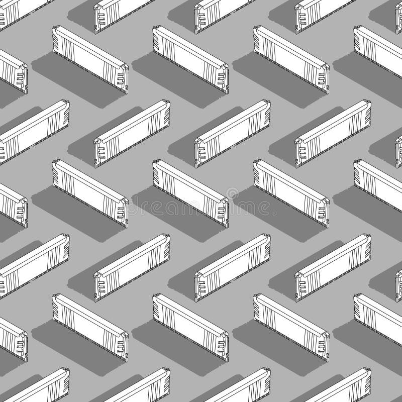 RAM Memory Card Pattern Seamless. Random Access Memory Background Stock Vector - Illustration of ...