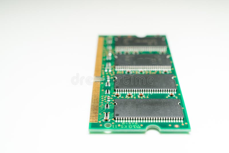 RAM memory chip stock photo. Image of computer, equipment - 127657522