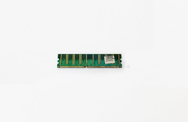 RAM Memory 256 Mb Isolated on White Background. Old Memory RAM ...