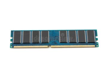 RAM memory module stock photo. Image of connector, isolated - 11692956