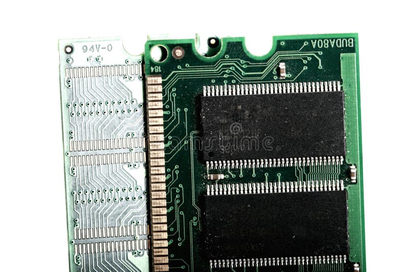 Computer RAM Memory Card stock image. Image of megabytes - 36528561