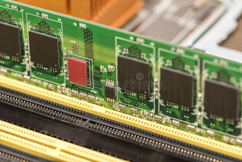 RAM Module Install stock photo. Image of module, component - 50508578