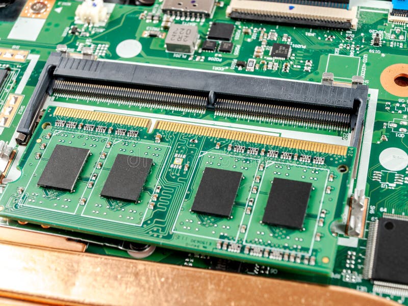 RAM Module for Installation in a Free Slot in a Laptop, Increasing RAM ...