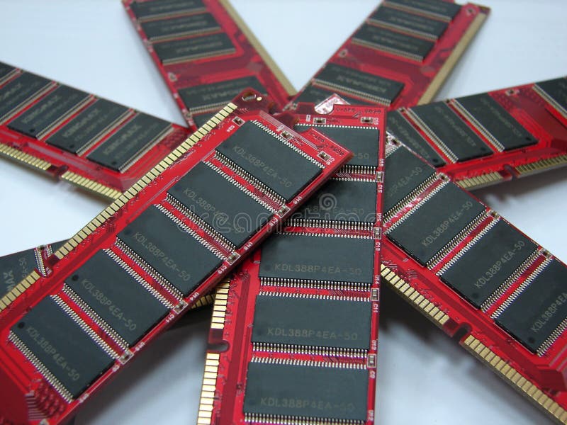 RAM modules close up stock photo. Image of close, macro - 734306