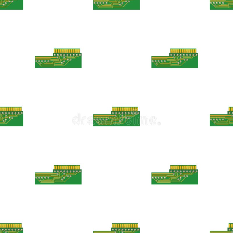 RAM Pattern Seamless Vector Stock Vector - Illustration of storage ...