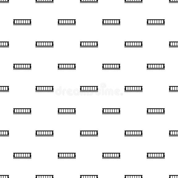 RAM pattern, simple style stock vector. Illustration of processor ...