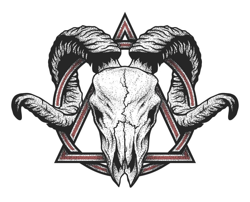Aries Ram Skull