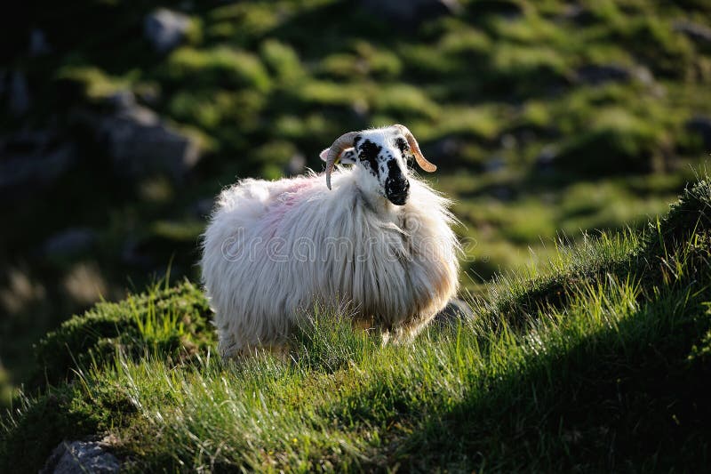 A Ram stock photo. Image of ireland, grass, countryside - 42312226