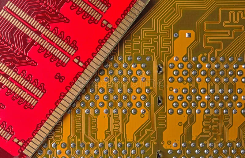 The RAM stick. stock photo. Image of stick, circuit - 194255450
