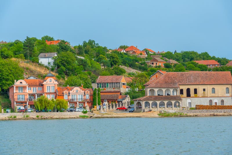 Ram Village at Riverside of Danube in Serbia Stock Image - Image of ...