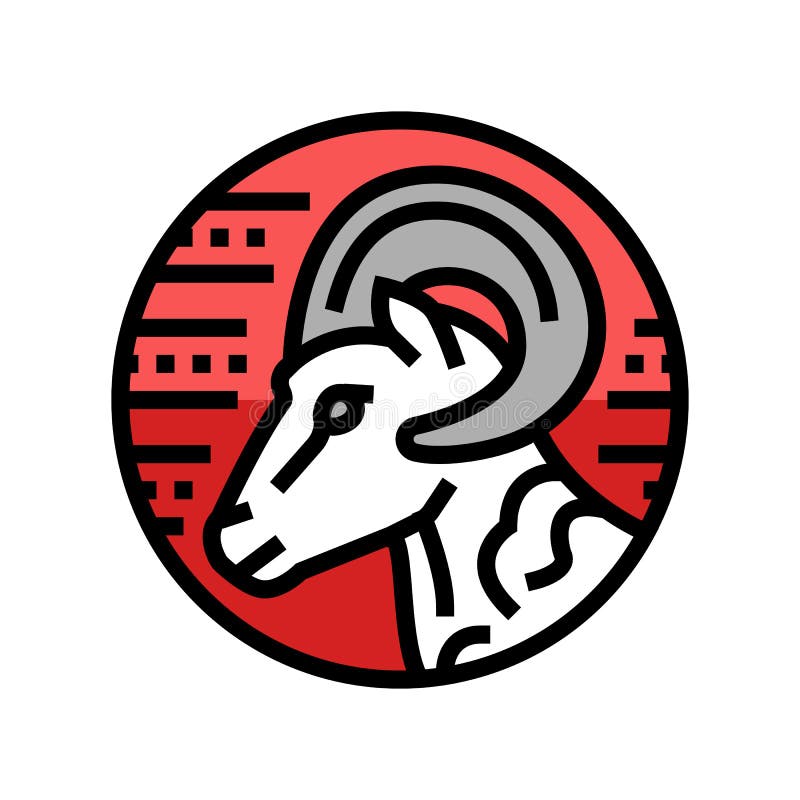 Ram Zodiac Color Icon Vector Illustration Stock Vector - Illustration ... Ram Zodiac Color Icon Vector Illustration Stock Vector - Illustration ...