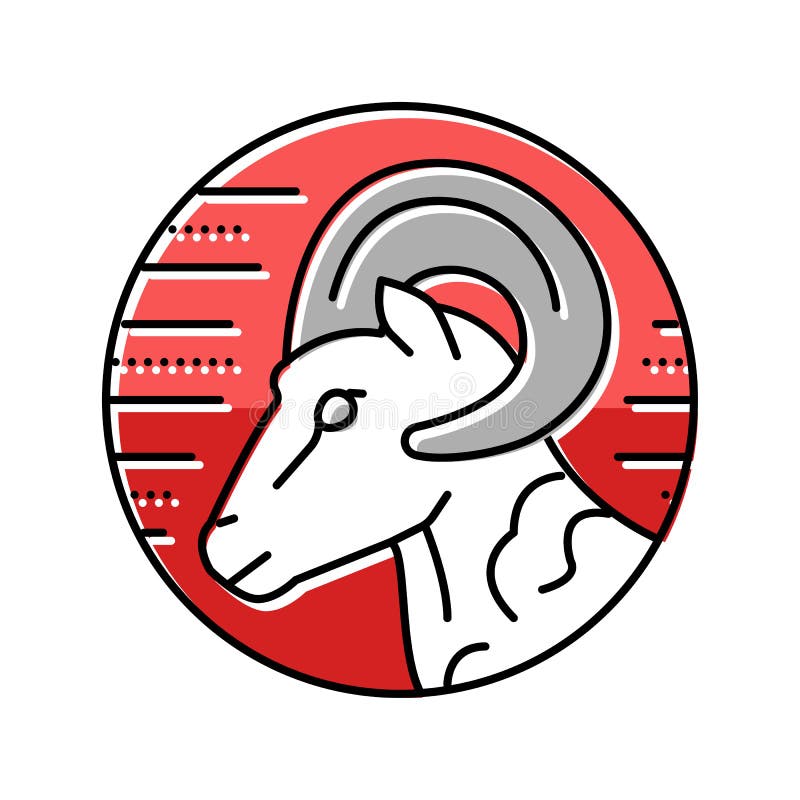 Ram Zodiac Color Icon Vector Illustration Stock Vector - Illustration ... Ram Zodiac Color Icon Vector Illustration Stock Vector - Illustration ...