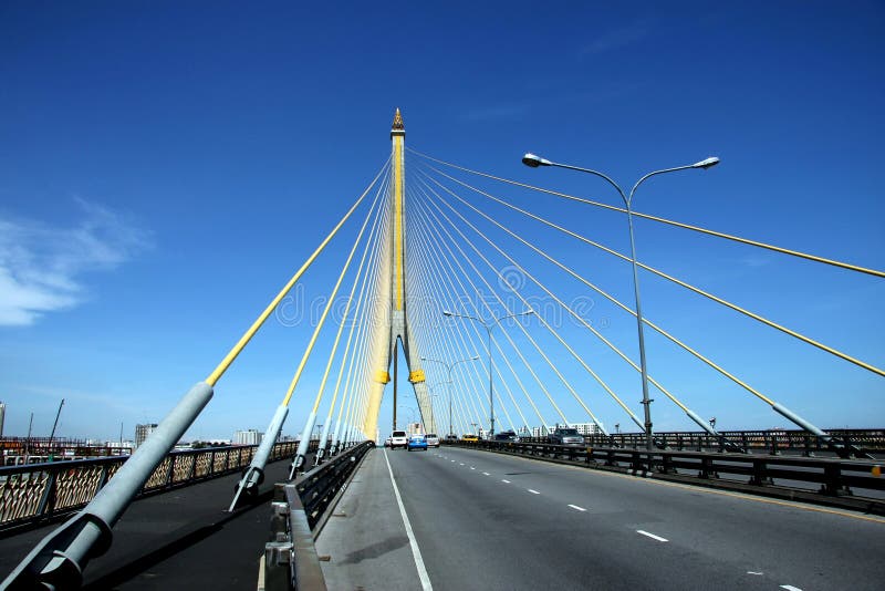 Rama 8 Bridge stock photo. Image of road, bridge, construction - 16188266