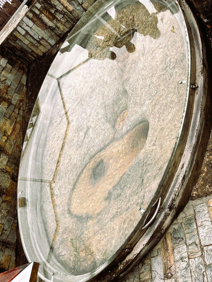 Rama& X27;s Foot Marks Jatayu Earth Centre Stock Photo - Image of ramas ...