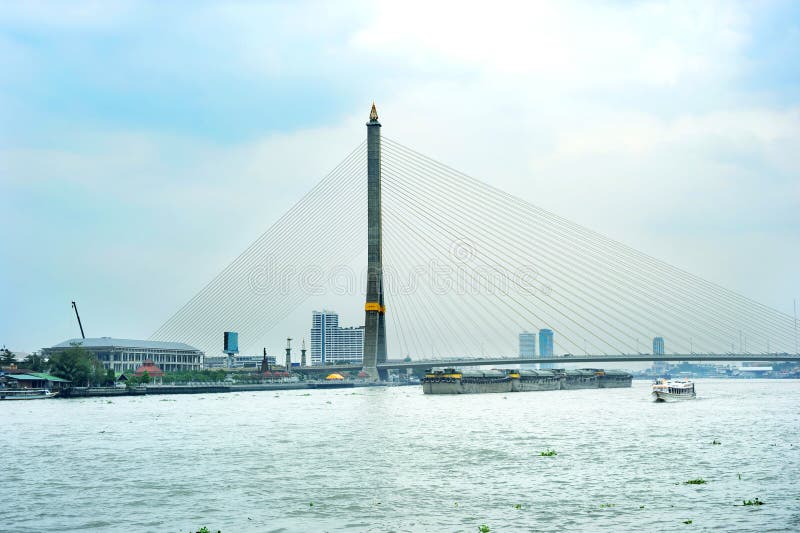 Rama VIII Bridge stock photo. Image of metropolitan, rama - 20675170