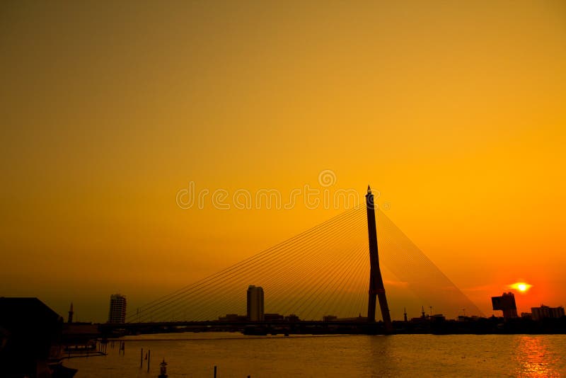 Rama VIII Bridge stock image. Image of building, engineering - 29175583