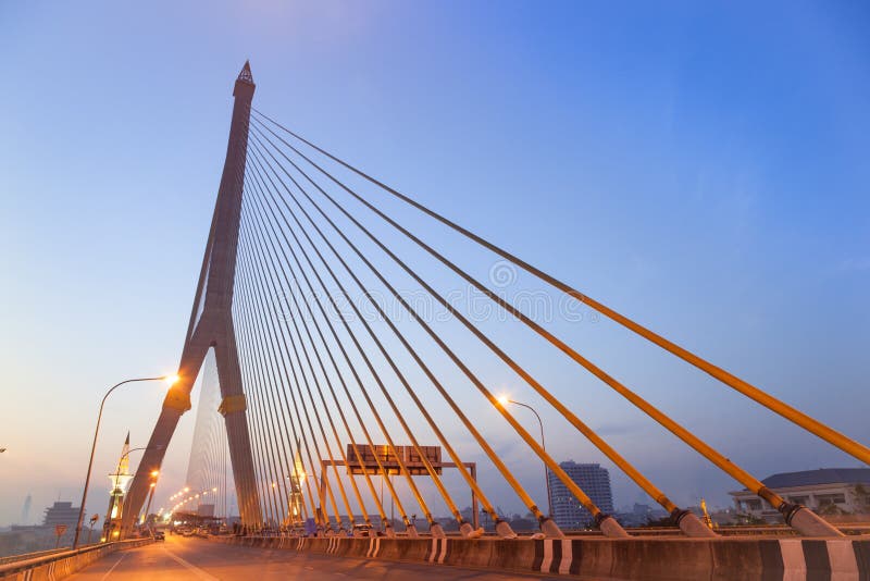 Rama VIII Bridge stock image. Image of design, bridge - 38379033