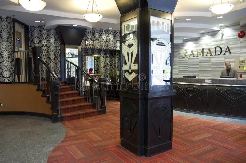Ramada hotel lobby editorial photography. Image of romada - 45252207