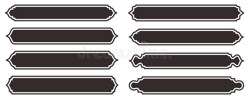 Ramadan Arabic Shape. Islamic Frame with Ornament. Turkish Ribbon ...