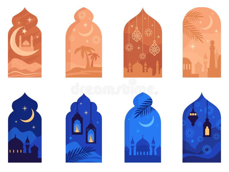 Ramadan Arch Shape Stock Illustrations – 14,655 Ramadan Arch Shape ...