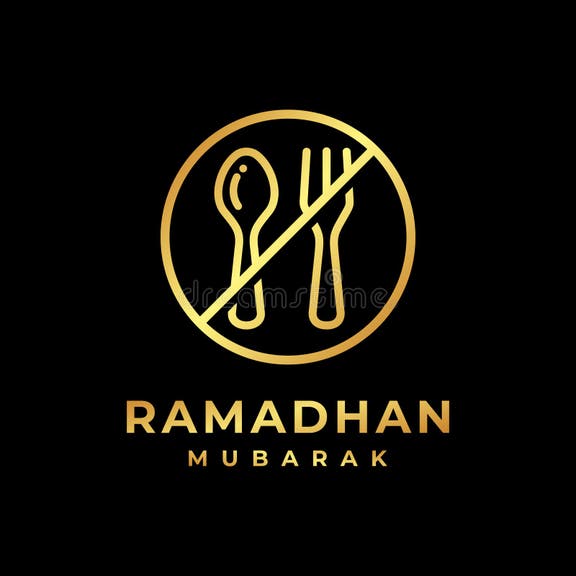 Ramadan fasting logo stock image. Image of design, business - 268711569