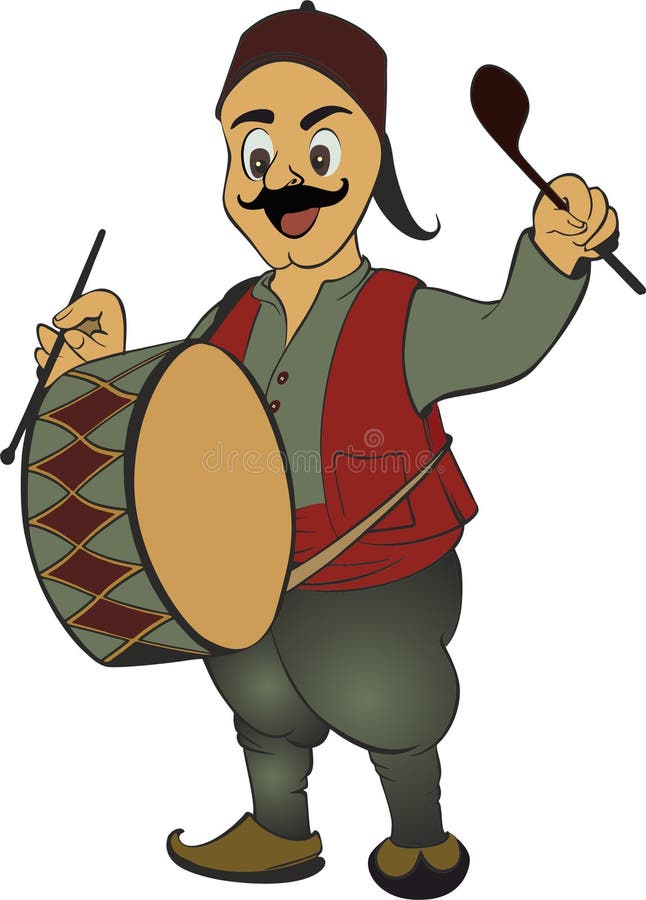 Ramadan drummer stock photo. Image of color, playing - 77031658