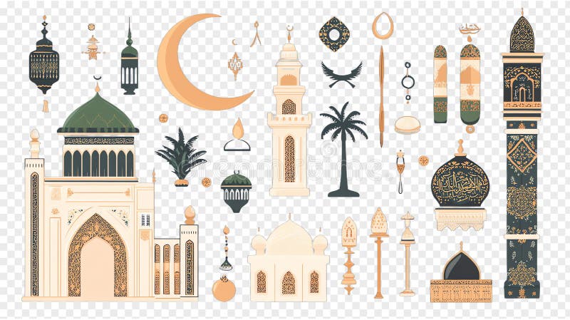 Ramadan Elements Stock Illustrations – 26,959 Ramadan Elements Stock ...