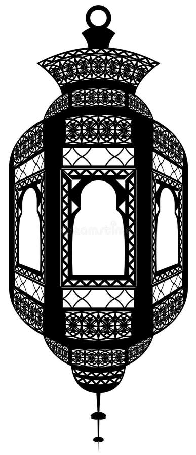 Ramadan fanoos isolated stock vector. Illustration of antique - 25929498