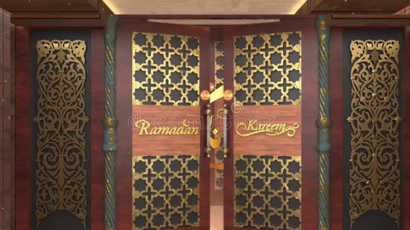 Ramadan Kareem and Eid Mubarak Greetings Animation Stock Video - Video ...