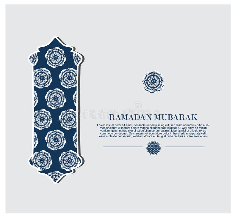 Ramadan Modern Blue Traditional Template .for Greetings and Invitations ...