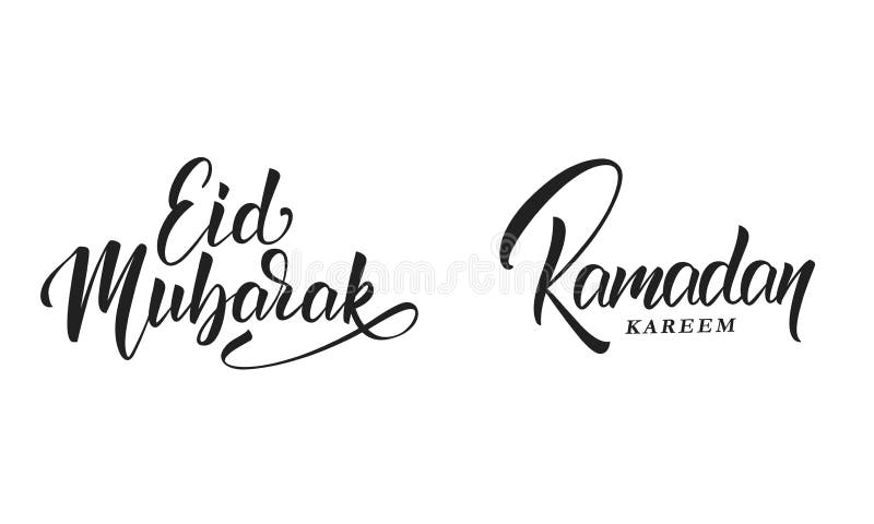 Ramadan. Script Lettering Design for Ramadan Celebration Stock Vector ...