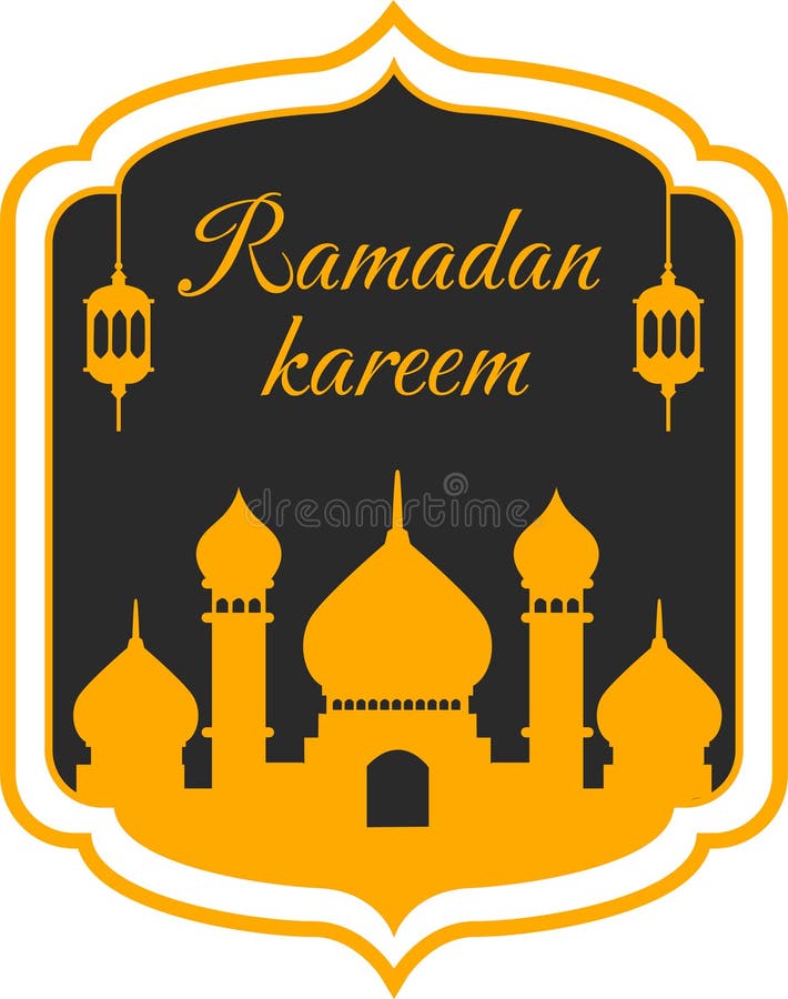 Ramadan Theme Design Vector Illustration Stock Vector - Illustration of ...