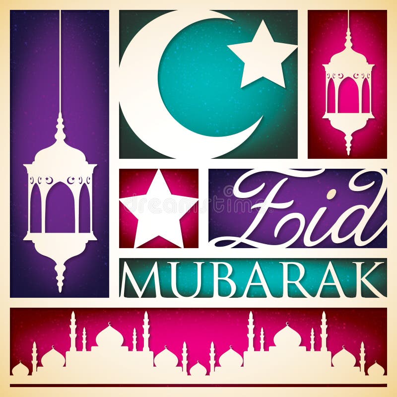 Ramadan Type Card stock vector. Illustration of holiday - 163956173