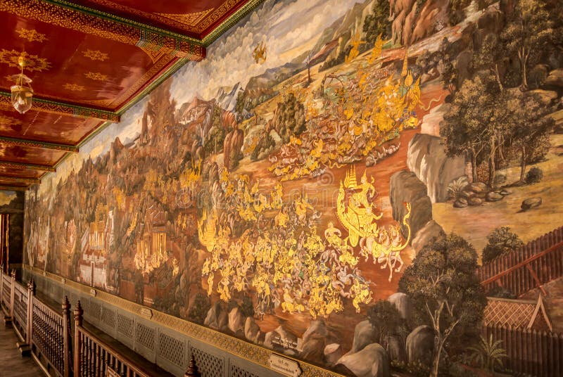 Ramajana storyline stock image. Image of temple, place - 48143063