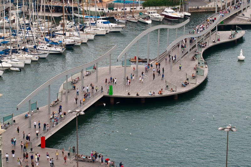 Rambla del Mar street editorial image. Image of littoral - 23015380