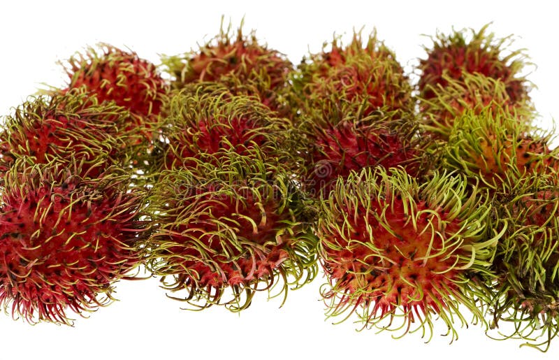 Rambutan, exotisch fruit stock foto. Image of maaltijd - 7246466